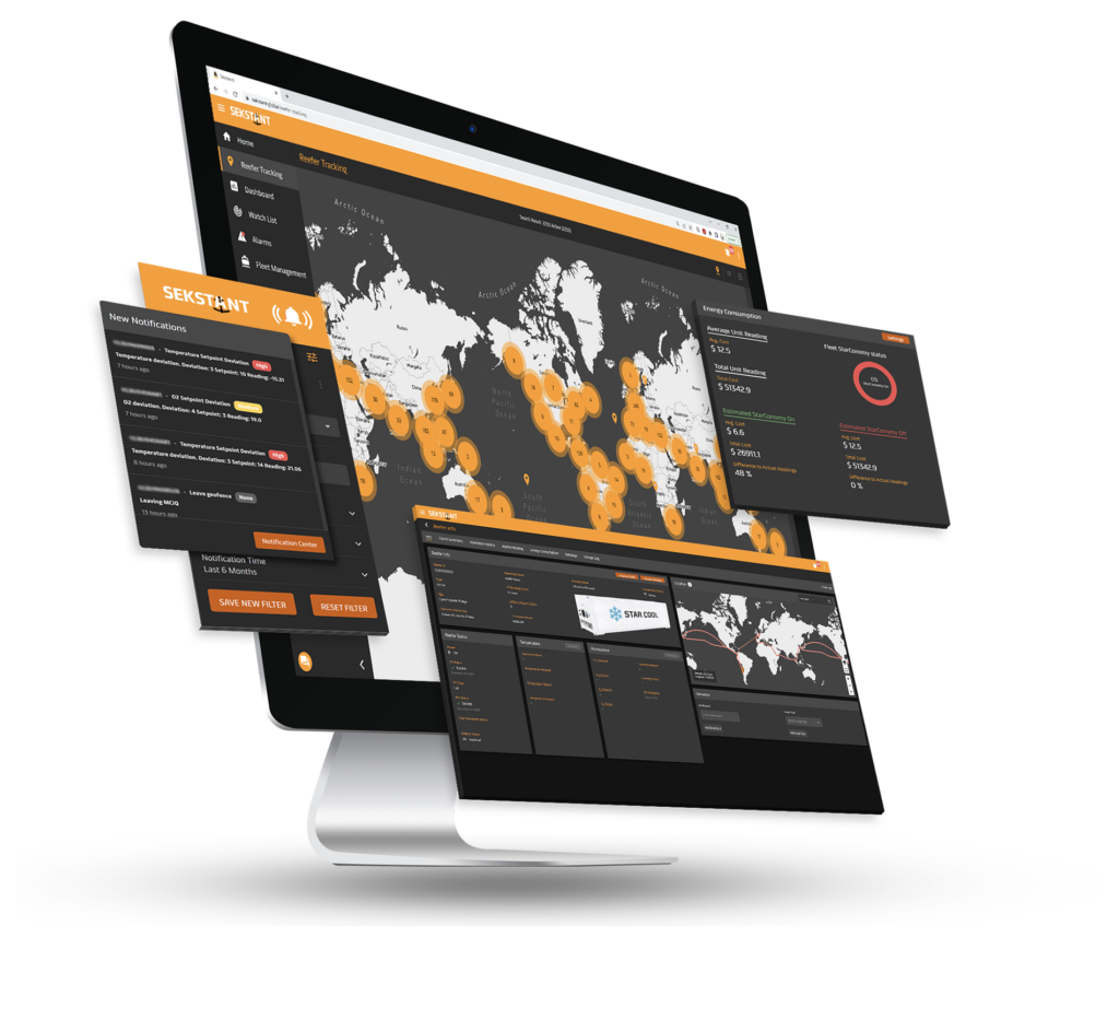 Evergreen connects reefer fleet with 1000 Sekstant Gateways - Maersk ...