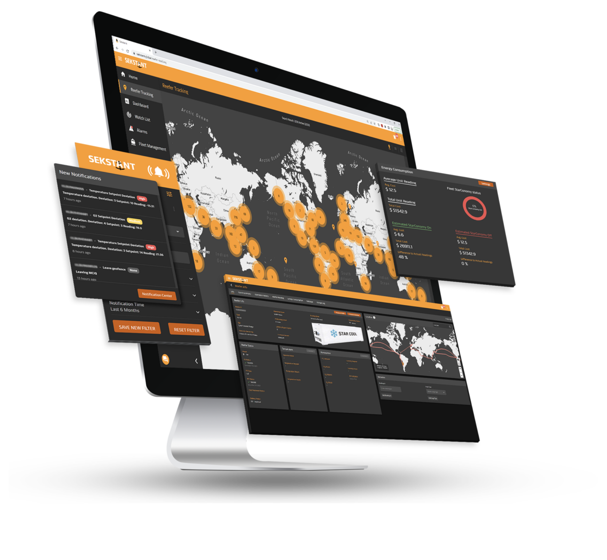 Evergreen connects reefer fleet with 1000 Sekstant Gateways - Maersk ...